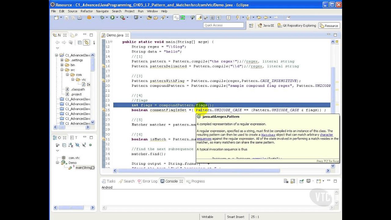 Advanced Java Tutorial Pattern Matcher Youtube