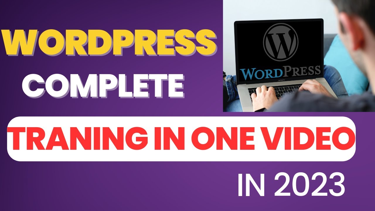 Wordpress A Step By Step Training Guide Youtube
