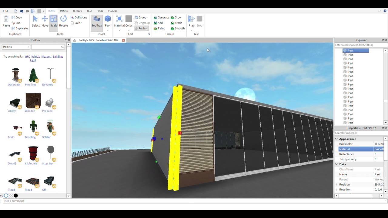 Roblox Studio Cafe Build Youtube
