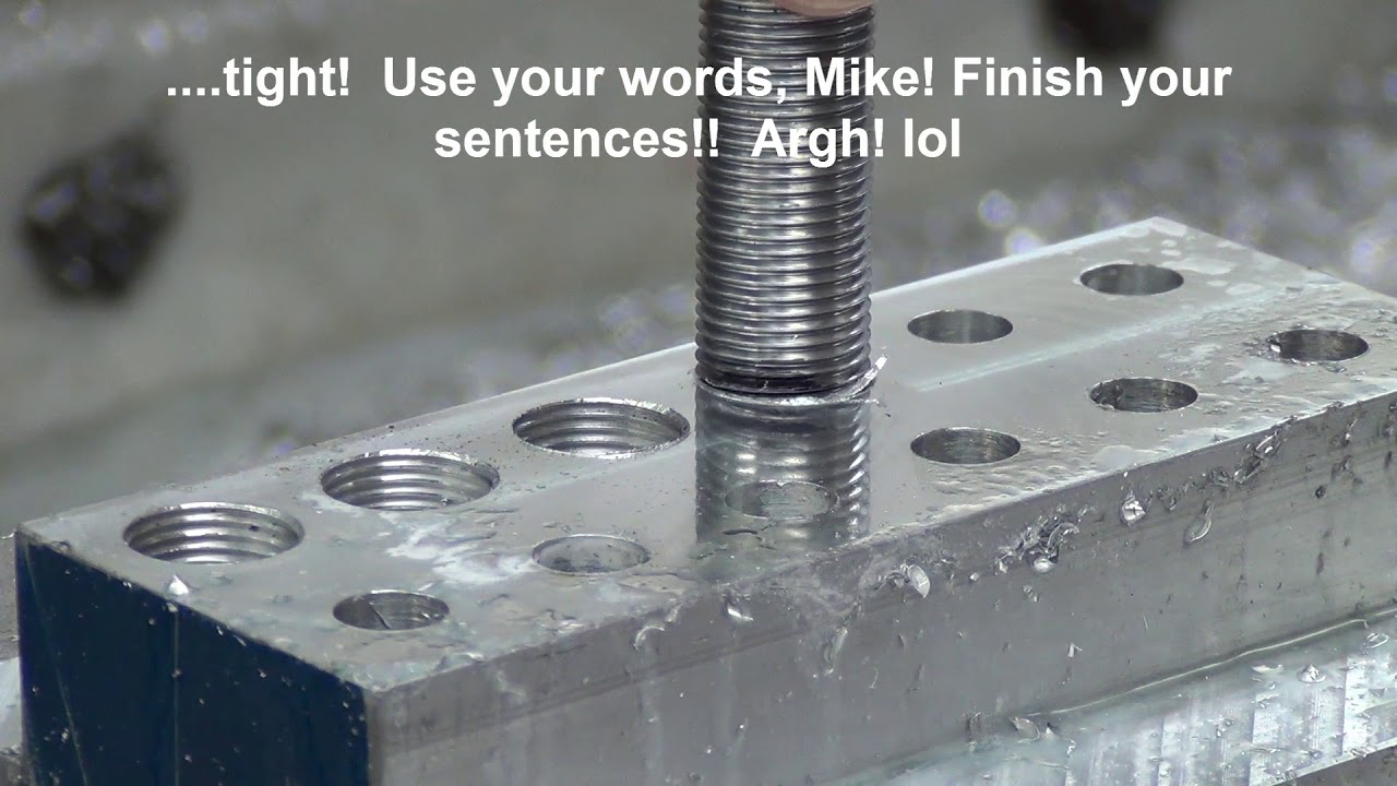 Thread Mill Testing Youtube