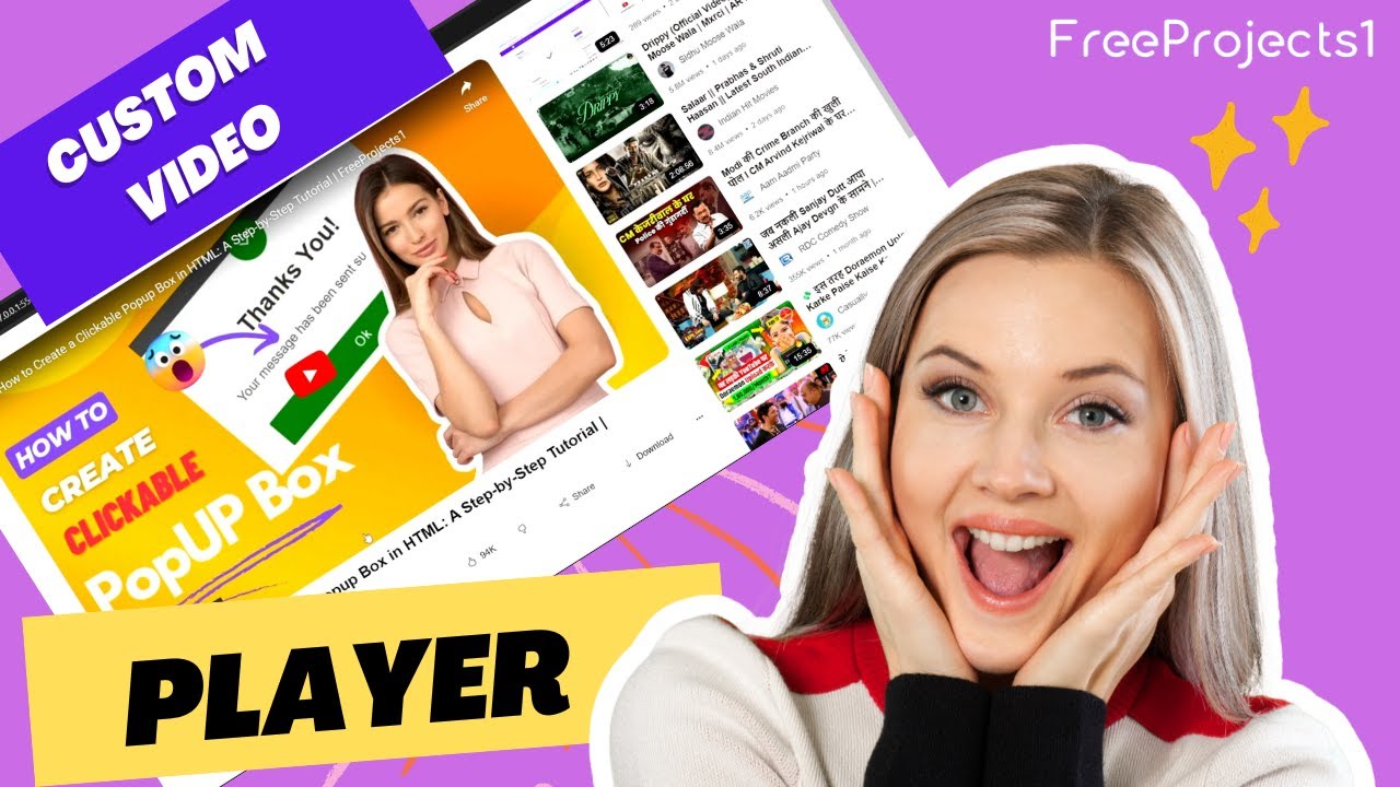 Build Your Own Youtube Player Html Css Javascript Tutorial