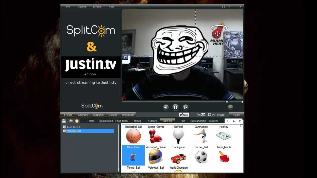 How To Add Webcam Effect To Splitcam From Splitcamera Youtube