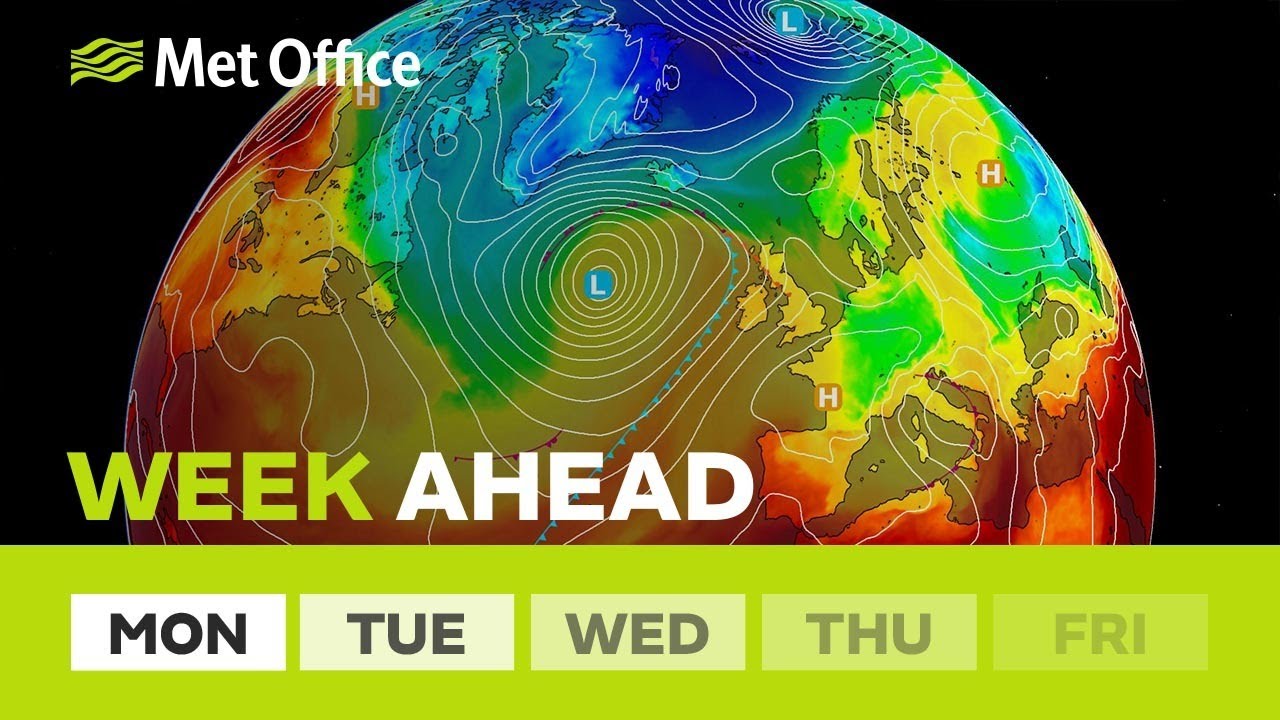 Week Ahead Wet And Windy Followed By Warmer Youtube