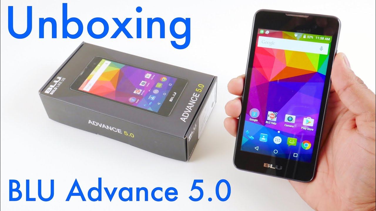 Blu Advance 5 0 Unboxing And Setup Youtube