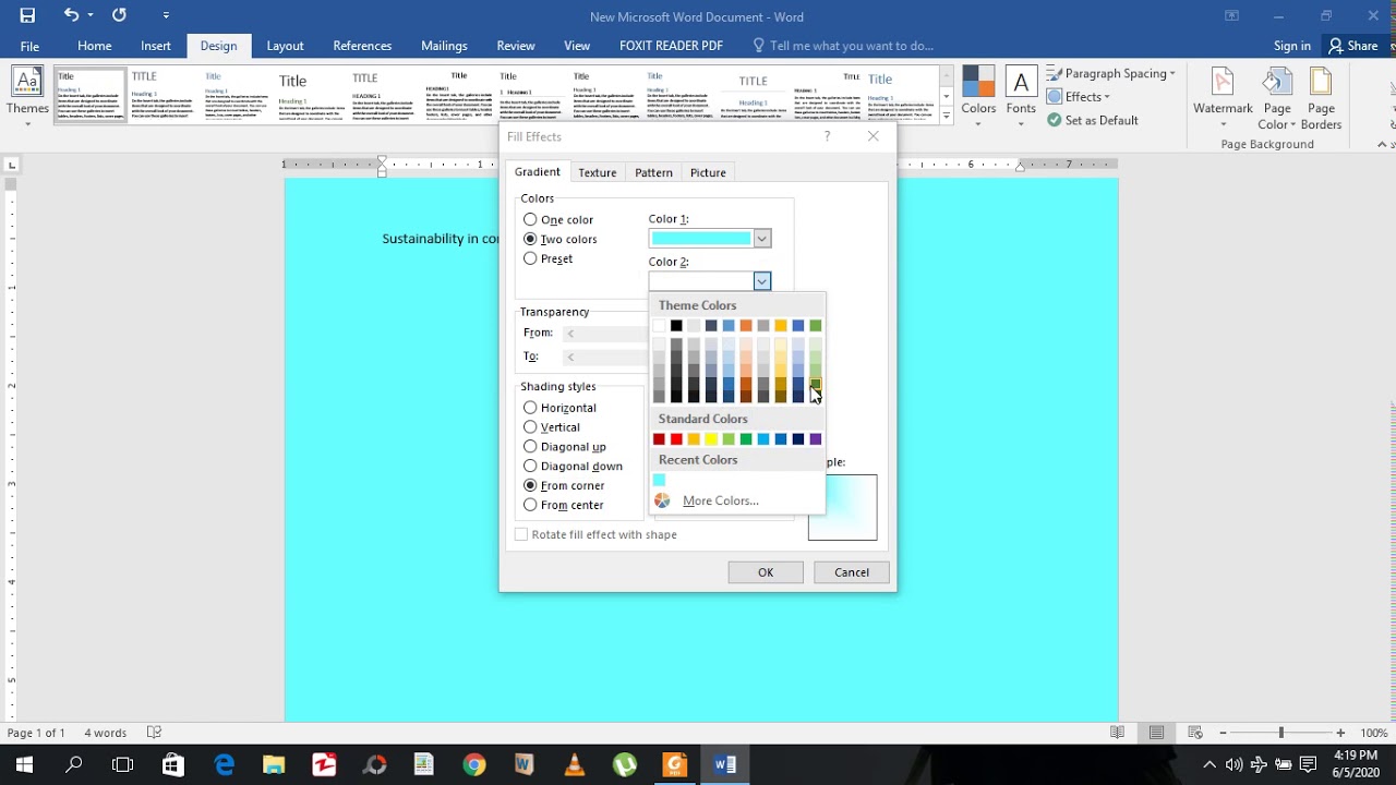 Part 3 Design And Layout In Ms Word 2016 Youtube