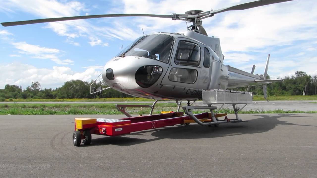 V920 Helicarrier With As350 Remote Controlled Dolly By Helitowcart