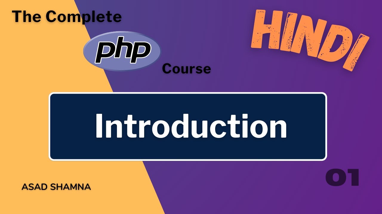 Introduction To Php Programming Youtube