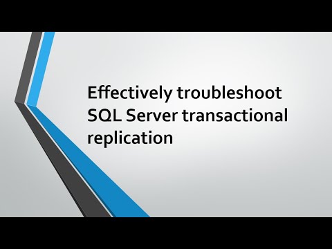 Detailed Advanced Effectively Troubleshoot Sql Server Transactional