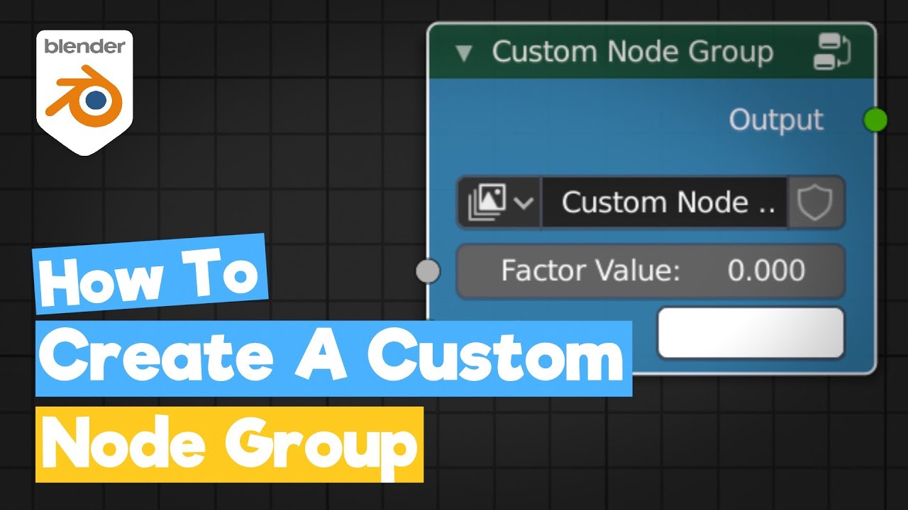 Blender Python Tutorial Create Custom Node Group Learn Python For