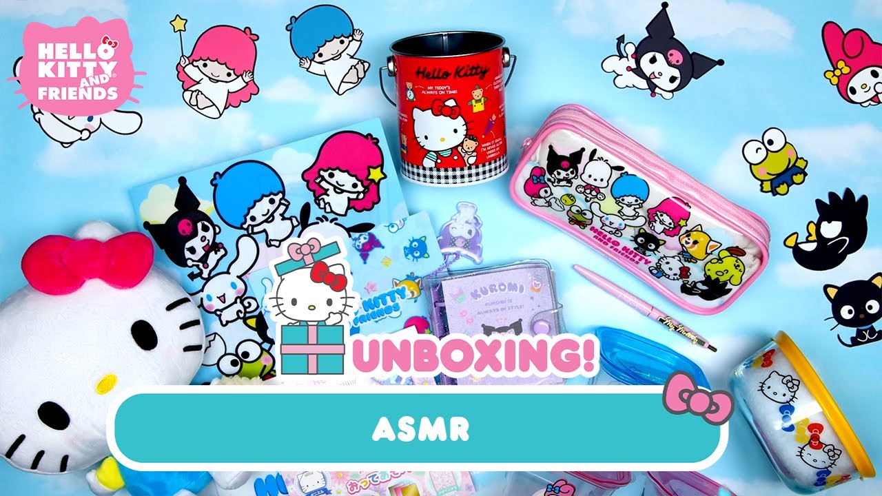 Hello Kitty And Friends X Asmr Unboxing Youtube