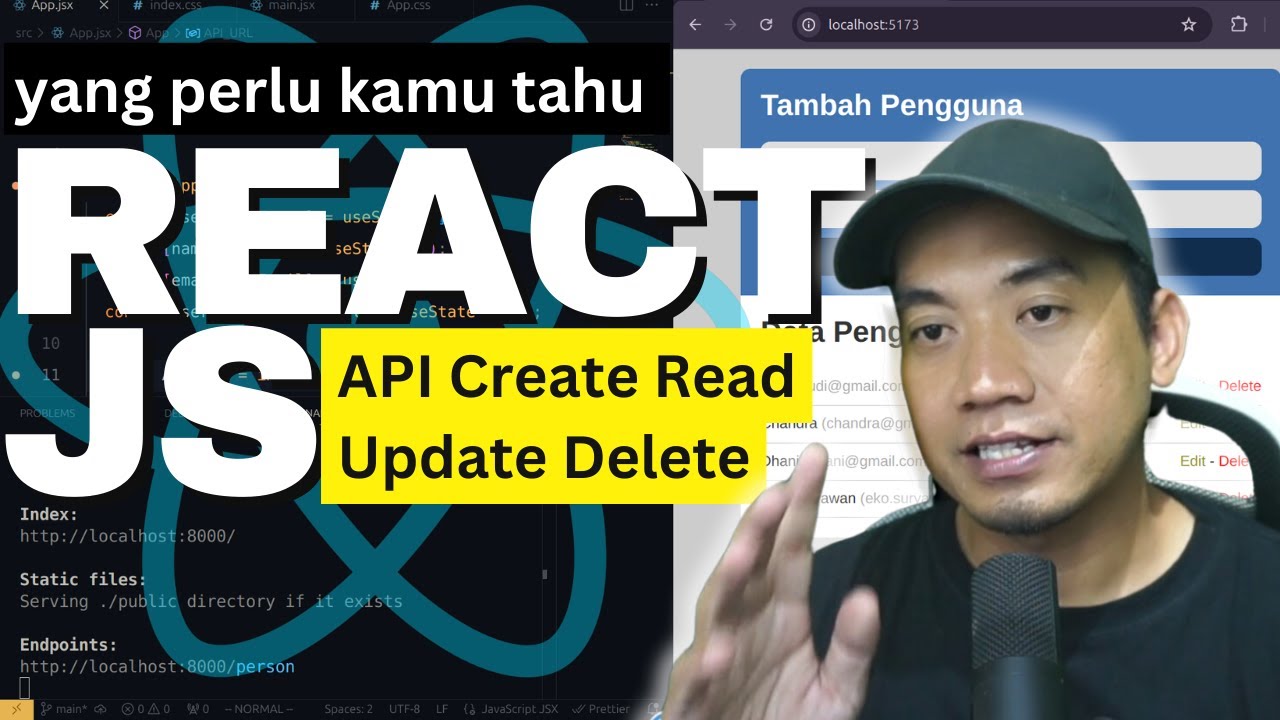 Crud Dengan React Js Youtube