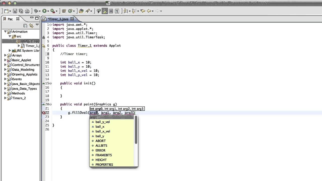 Java Applet Tutorials Eclipse 16