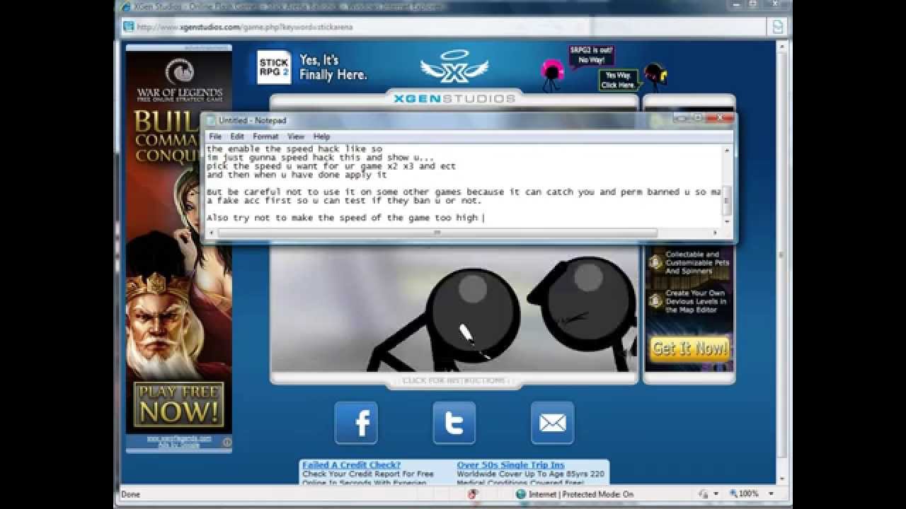 How To Speed Hack In Games Youtube