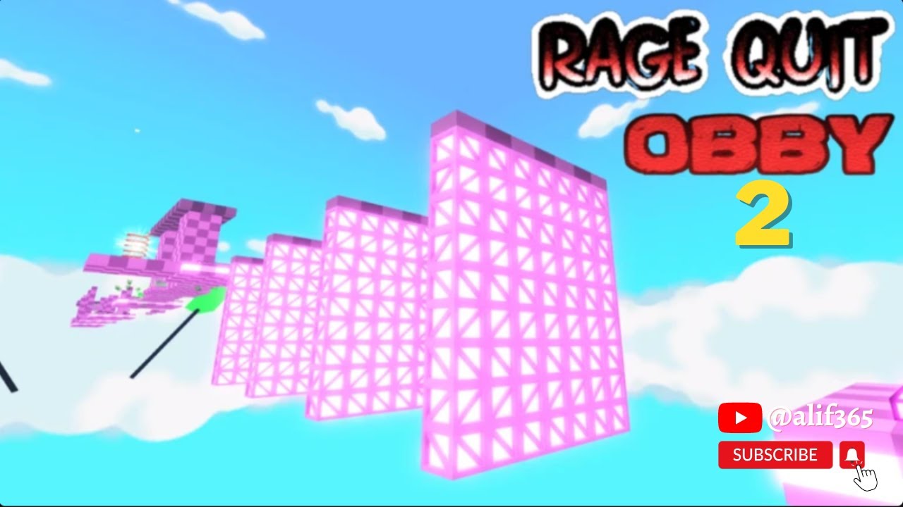Rage Quit Obby 2 Alif Alif365 Roblox Robloxshorts Shortsvideo