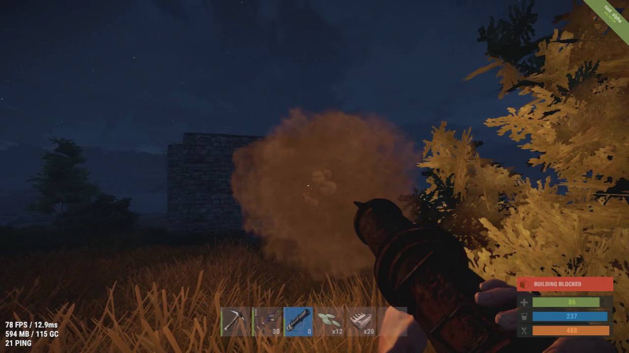 Rust Raid Big Base One Door Youtube