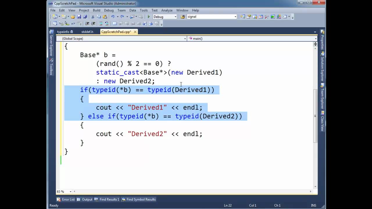 Dynamic Cast Vs Static Cast Type Casting In C