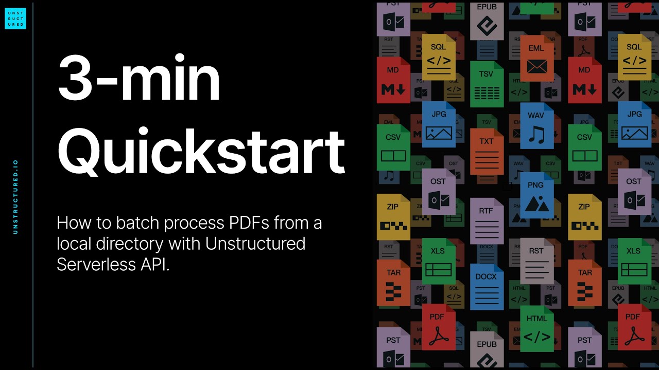 3 Min Quickstart How To Batch Process Pdfs From A Local Directory With