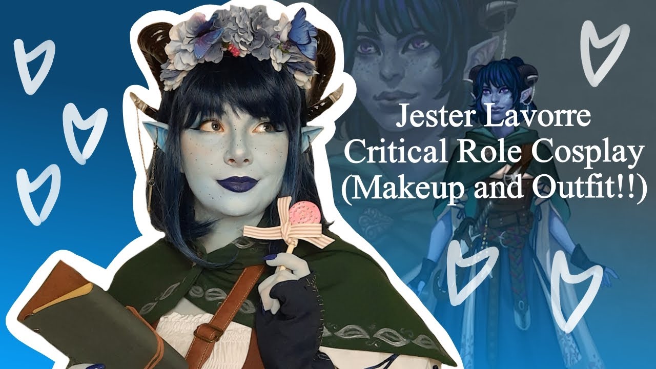 Jester Lavorre Critical Role Cosplay Makeup And Outfit Youtube
