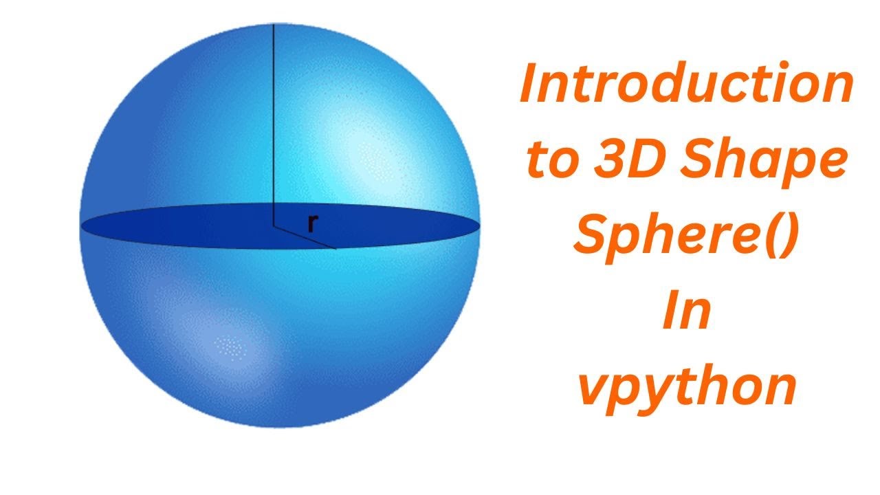 How To Draw A Sphere Vpython 1 Youtube