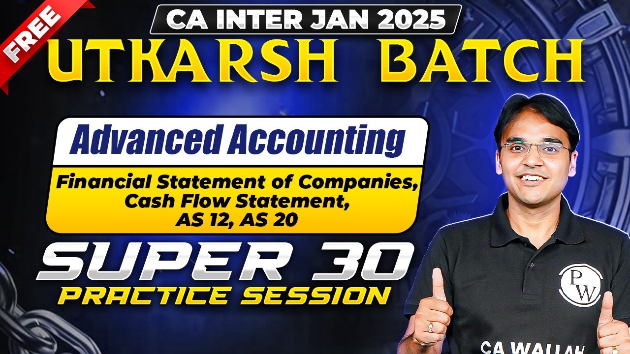 Advanced Accounting Financial Statement Of Companies Ca Inter Jan