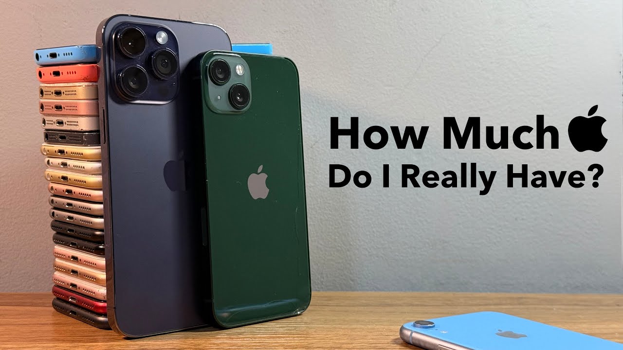 Full Apple Collection Review How Much Apple Stuff Do I Have Youtube
