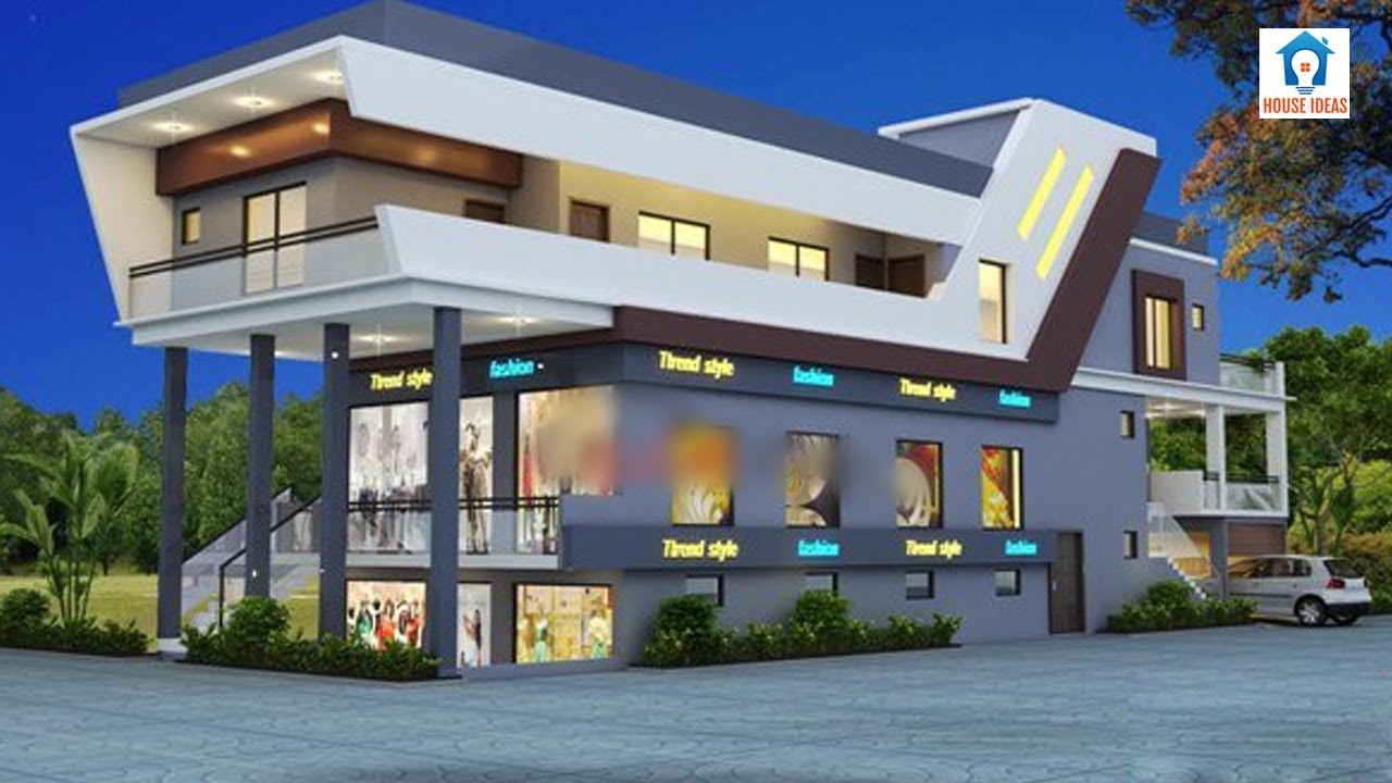 3 Floor Commercial Building Front Elevation Designs Viewfloor Co