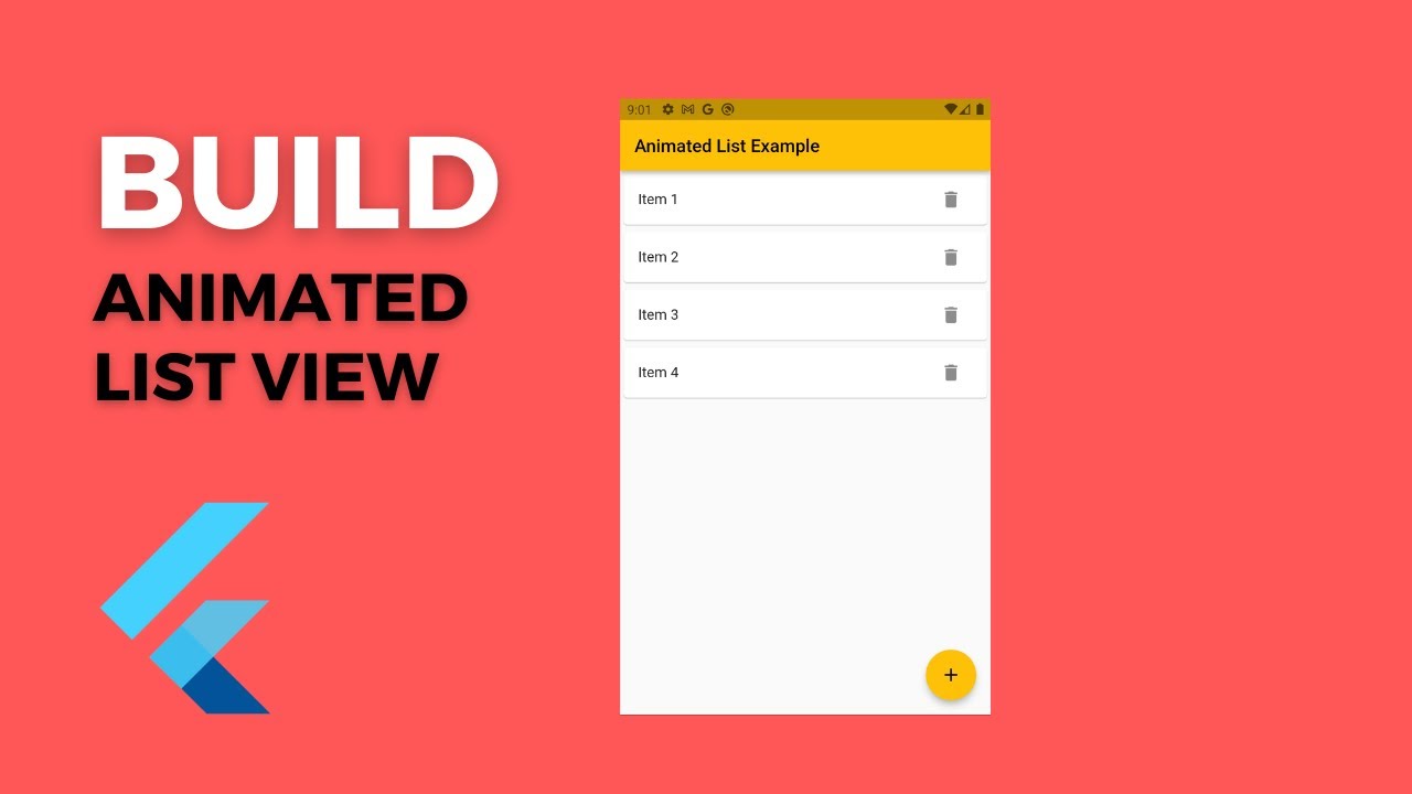 How To Create Animated List View In Flutter Without Any Package