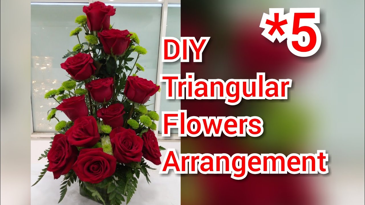 Asymmetrical Triangle Flower Arrangement Best Flower Site