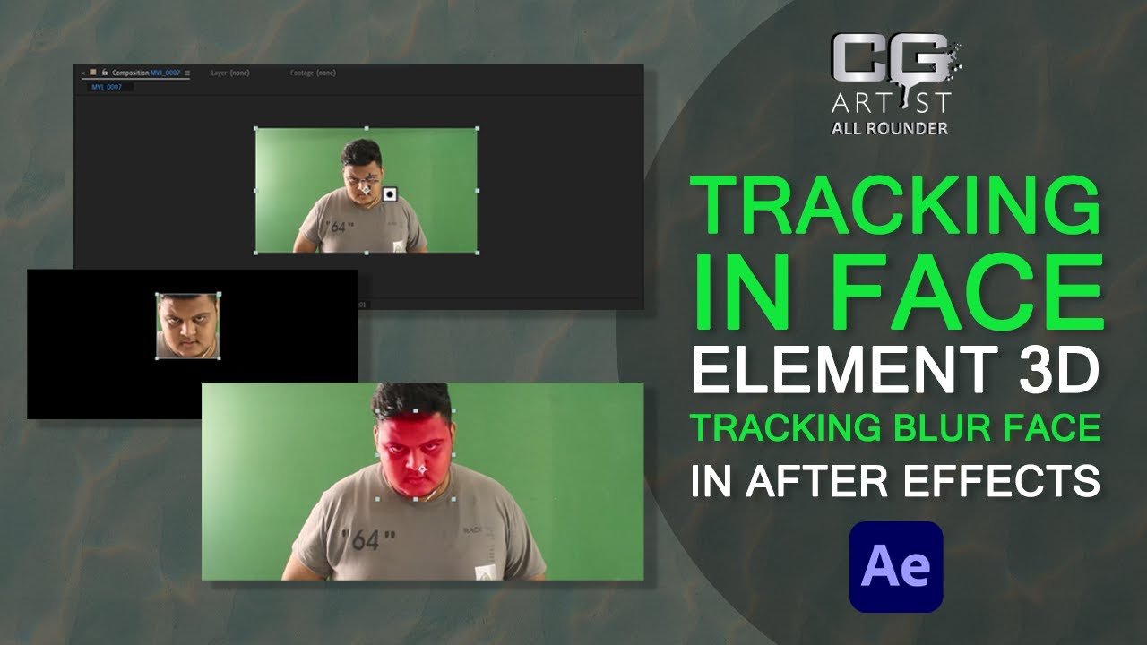 After Effects Tracking In Face After Effects Element 3d Tracking Blur