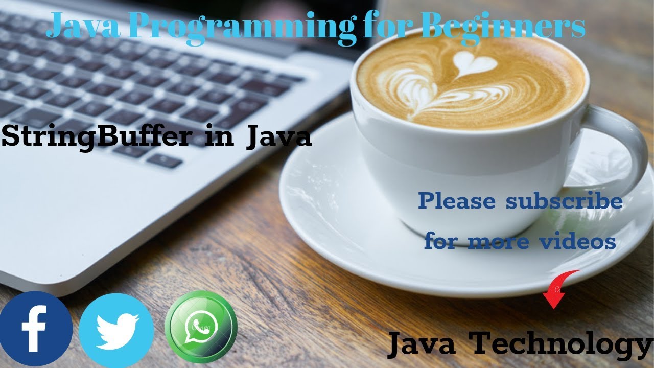 Stringbuffer In Java Youtube