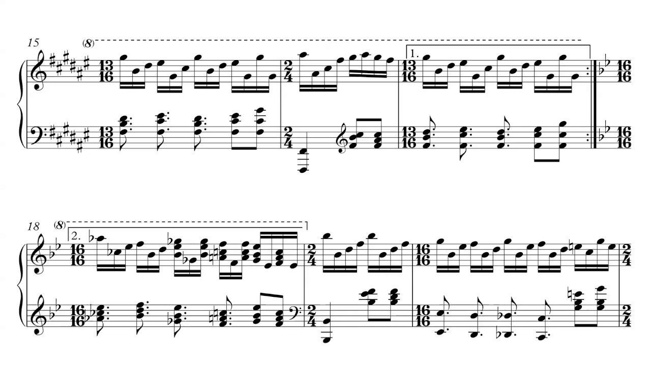 Genesis Firth Of Fifth Piano Sheet Music Pdf Accordi Chordify