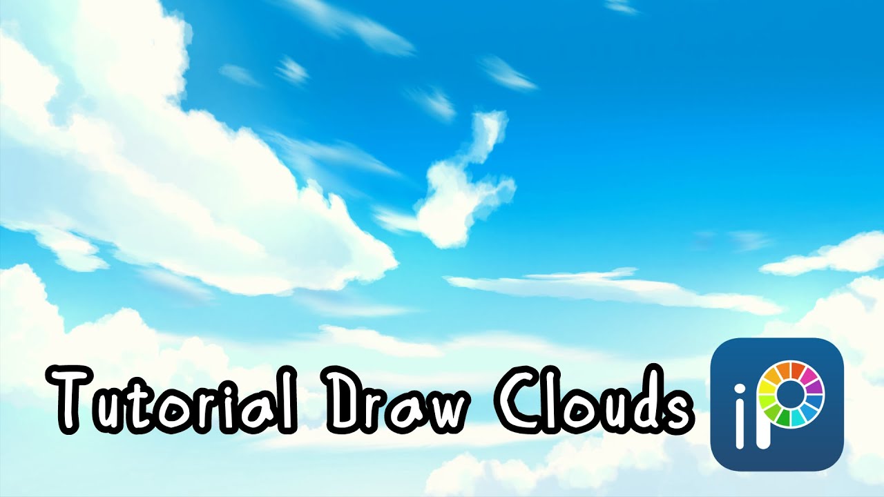 Ibispaint Tutorial How To Draw Clouds Youtube