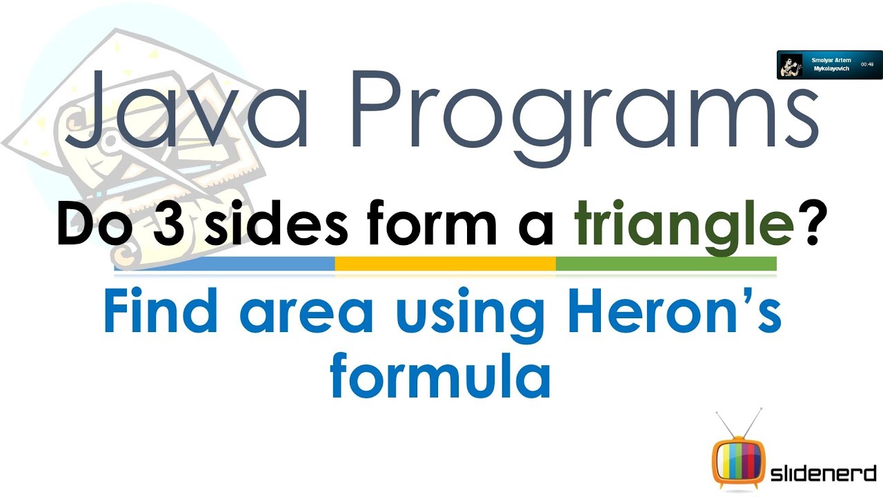 30 Java Program Do 3 Sides Make A Triangle Youtube