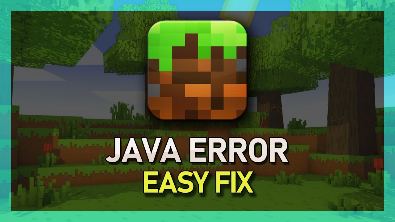 How To Fix Java Errors For Minecraft Youtube