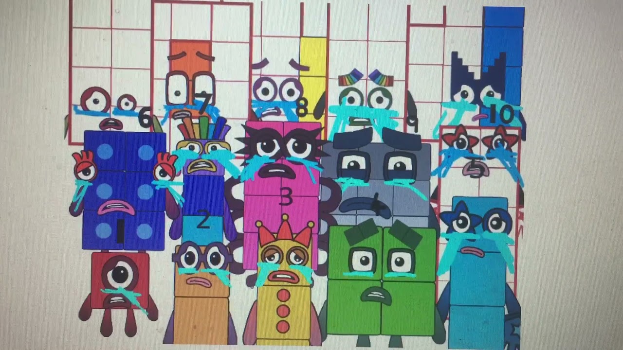 Numberblocks Crying Poor Guys Youtube