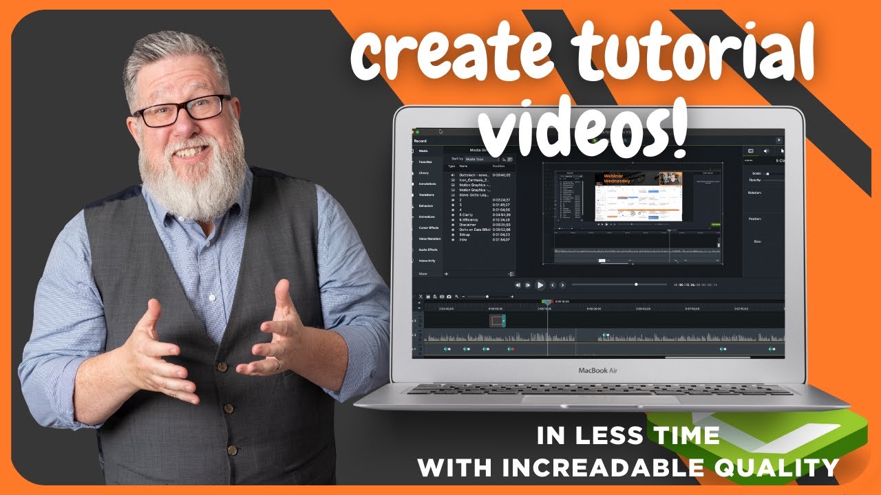 How To Create Tutorial Videos In Less Time With Incredible Quality