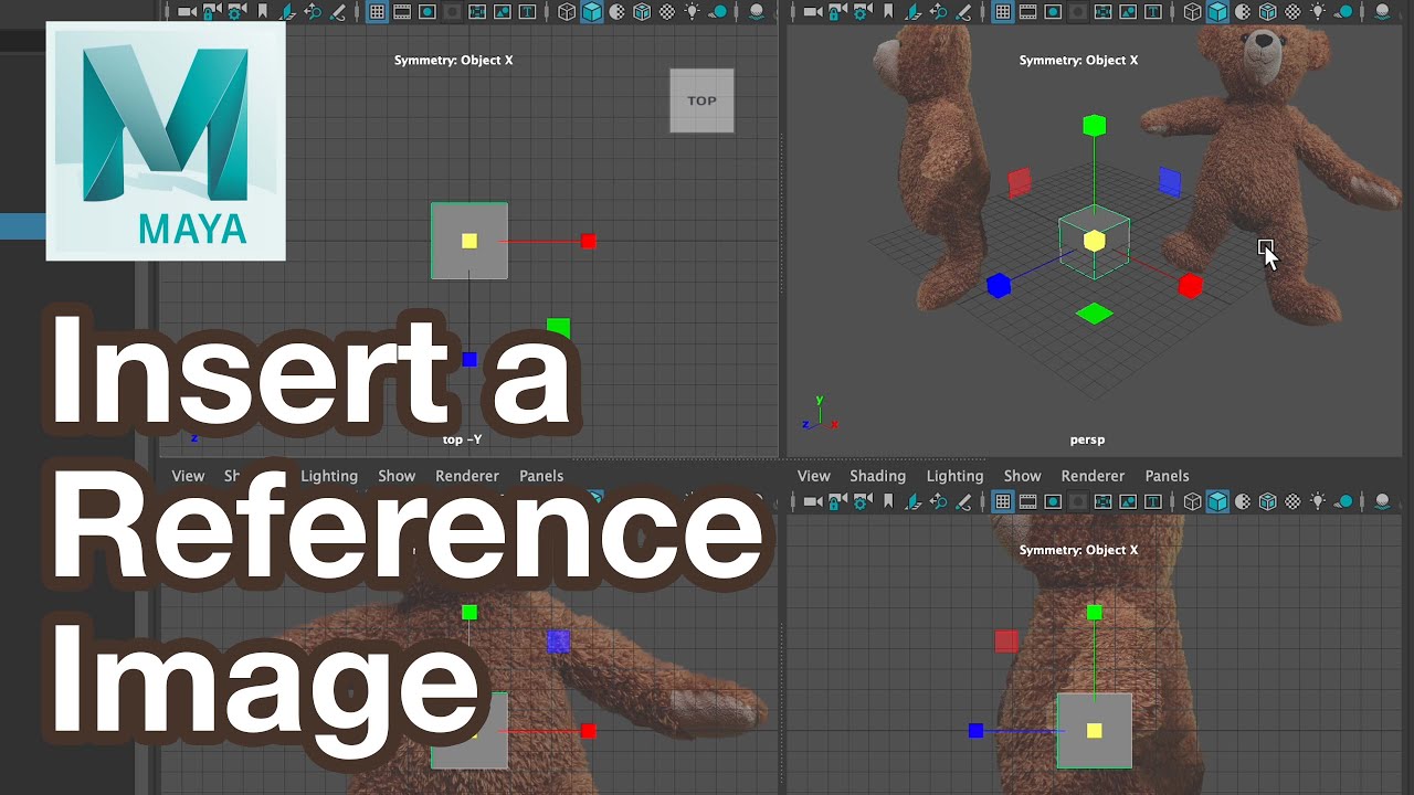 How To Insert A Reference Image In Maya Tutorial Using A Free Image