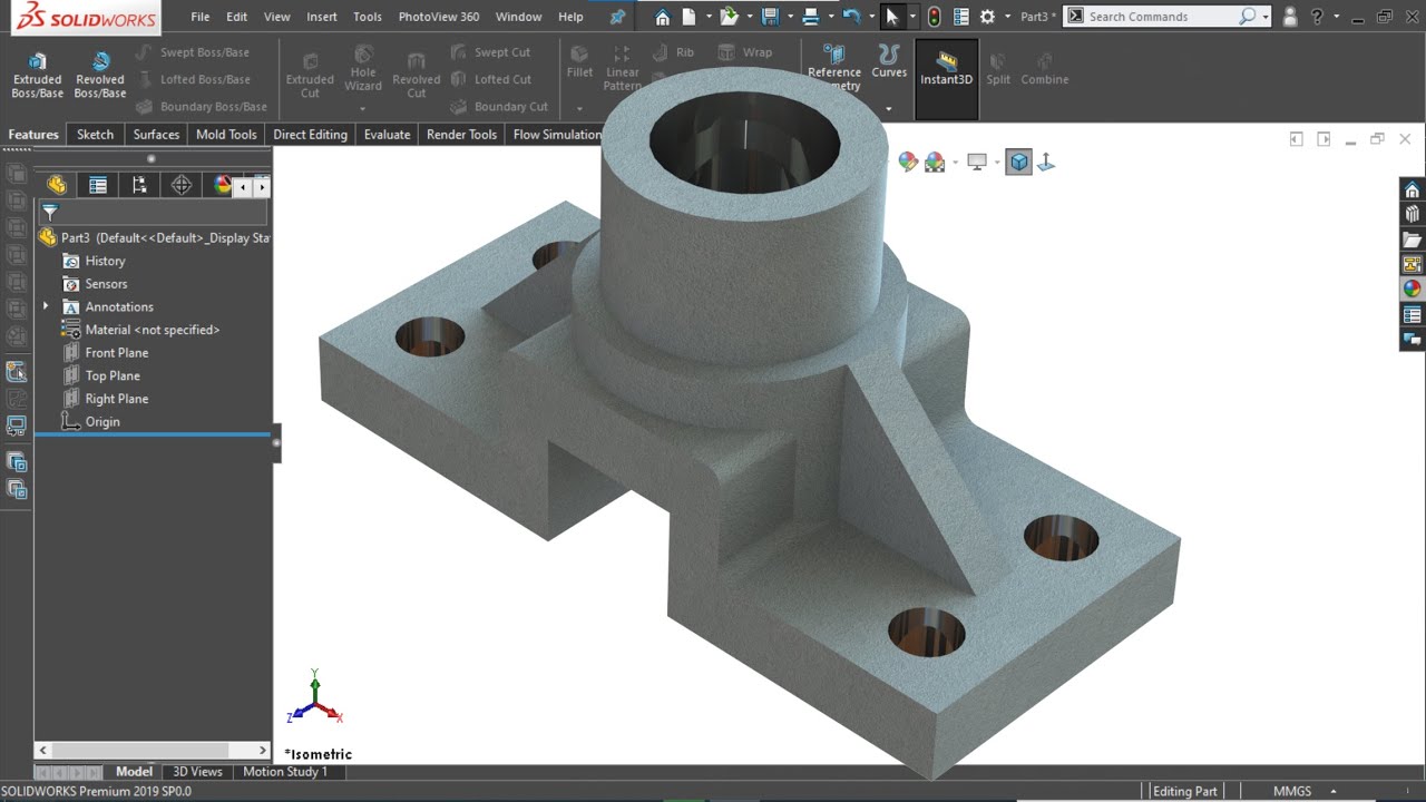 Solidworks Tutorial Beginners Exercise 32 Youtube
