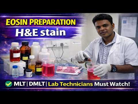 Preparation Of Eosin Reagent H And E Stain Youtube