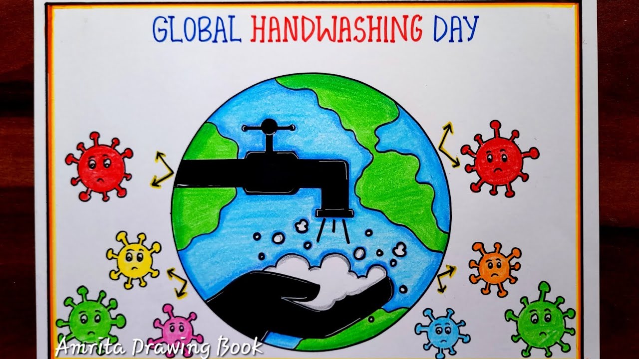 Global Handwashing Day Drawing Global Handwashing Day Poster ... Global Handwashing Day Drawing Global Handwashing Day Poster ...
