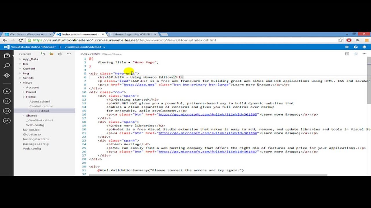 Visual Studio Code Online Editor Hydrolo