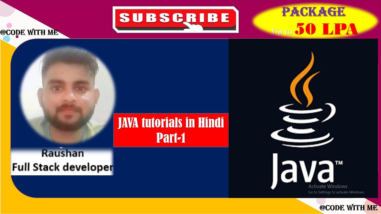Java Tutorials For Beginners In Hindi Part 1 Youtube