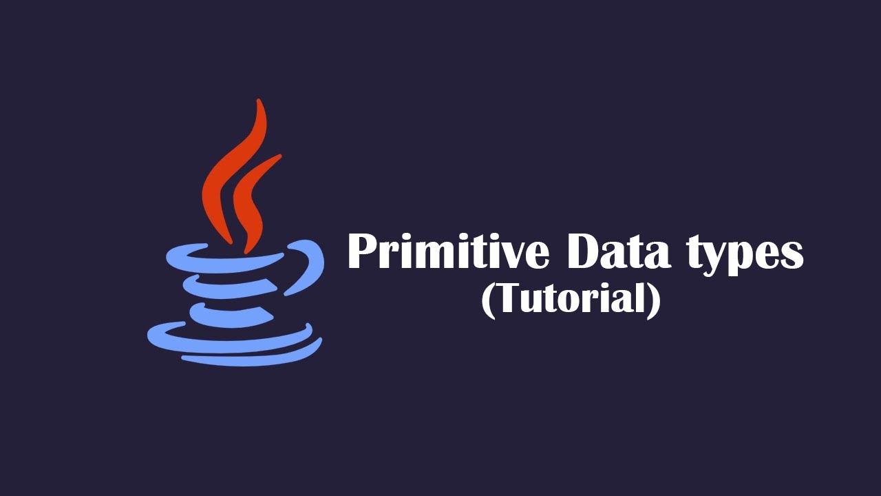 Java Primitive Data Types Youtube