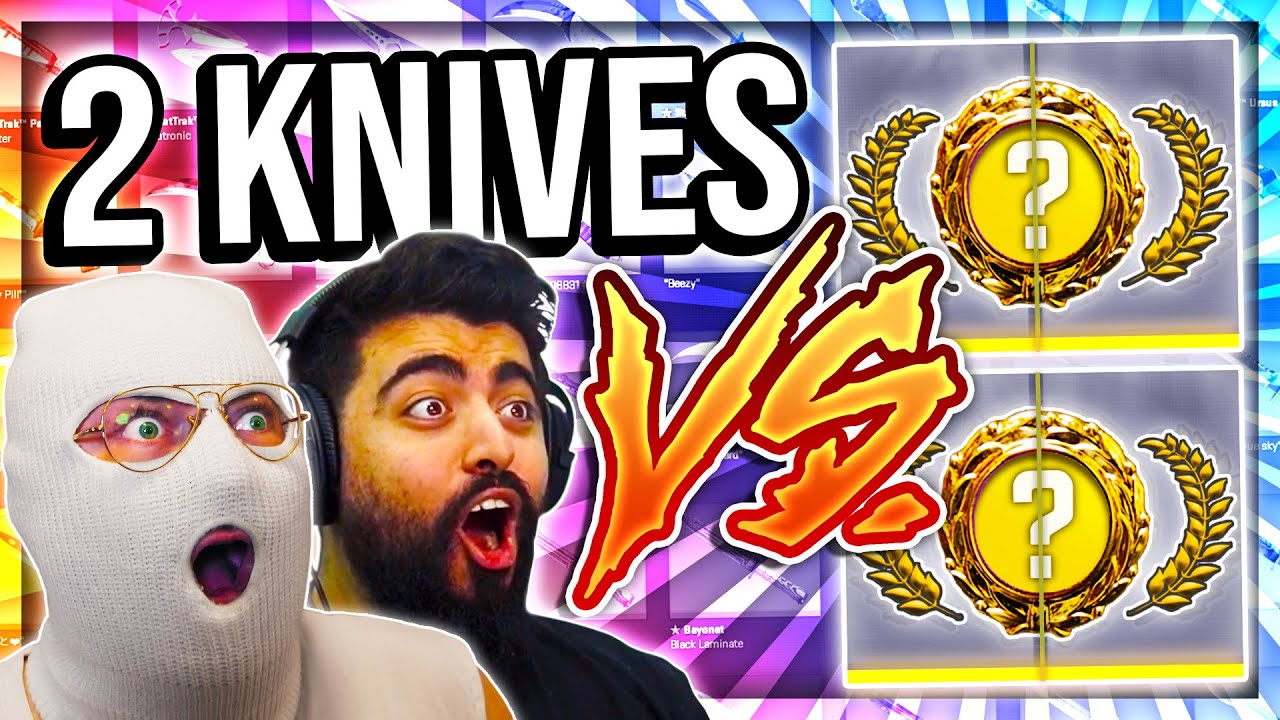 Cs2 1000 Case Opening Battle Double Knife Unbox Youtube