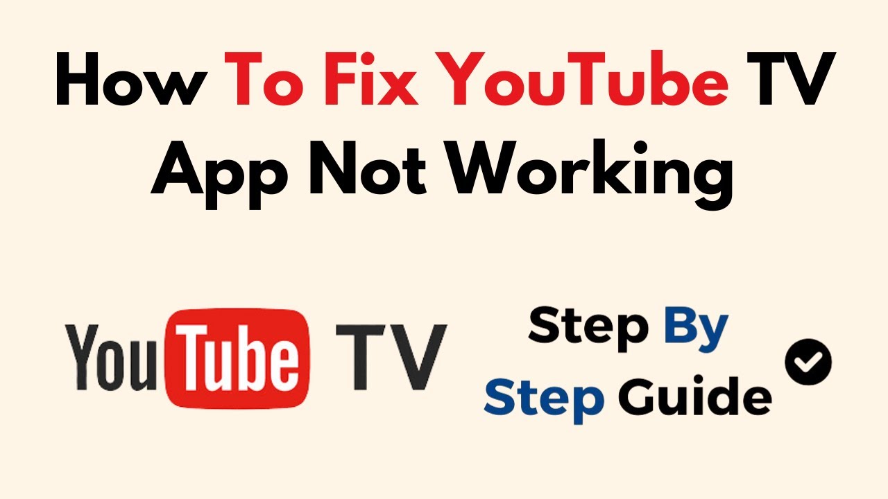How To Fix Youtube Tv App Not Working Youtube