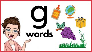 Words That Start With Gg G Words Phonics Initial Sounds Learn Letter Gg ...