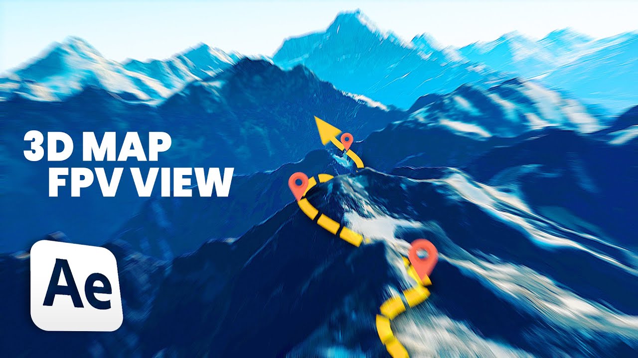 Dynamic 3d Fly Through Map Animation Google Earth Studio After