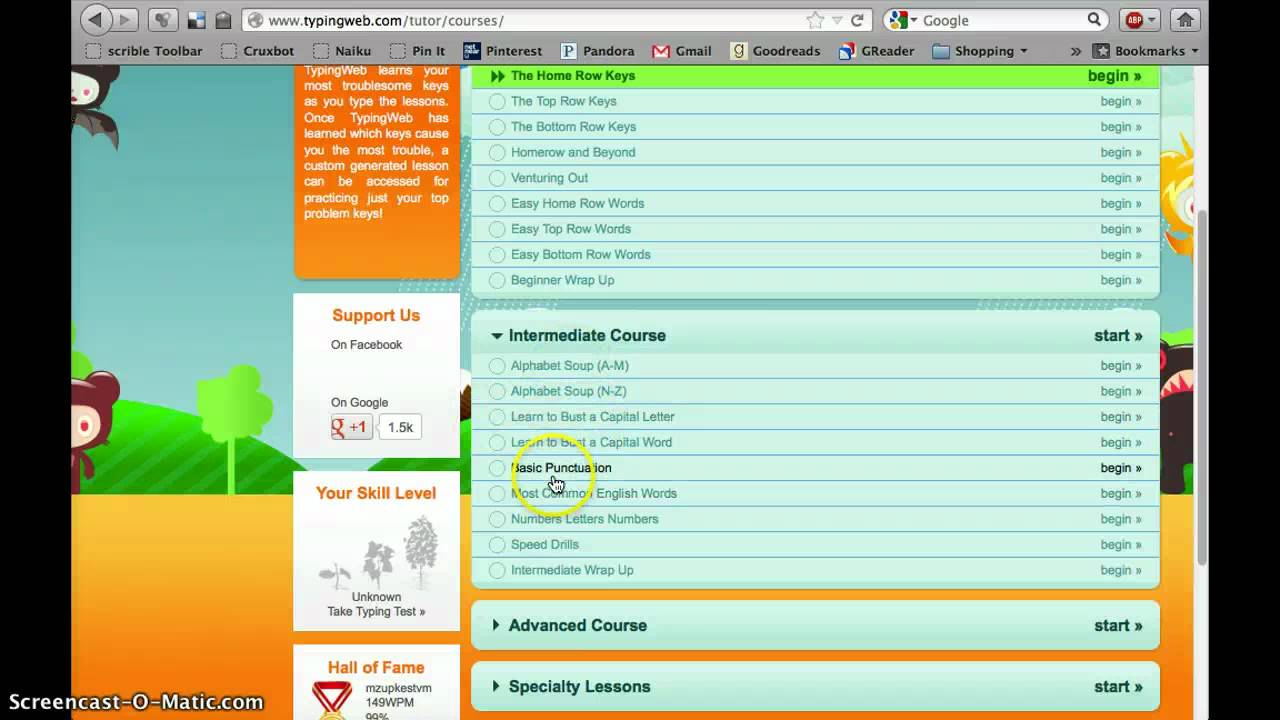 Typingweb Account Creation Tutorial Youtube