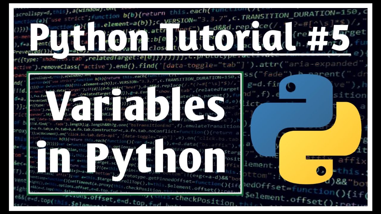 Variables In Python 5 Rules Python Tutorials For Absolute