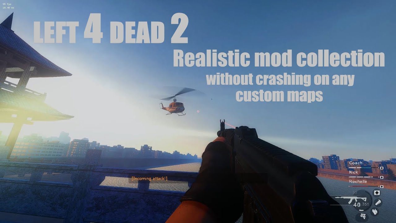 I Used 200 Mods Settings And Reshade To Make L4d2 More Realistic